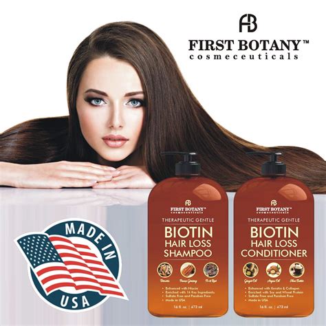 Hair Growth Shampoo Conditioner Set An Anti Hair Loss Biotin Shampoo