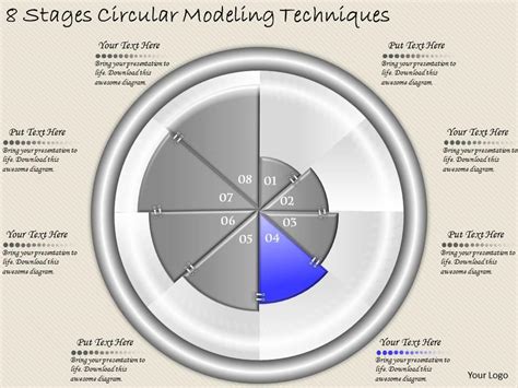 Business Ppt Diagram Stages Circular Modelling Techniques Powerpoint Template