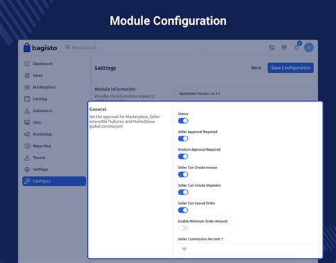 Laravel E Commerce Saas Multi Vendor Module Bagisto Marketplace Webkul