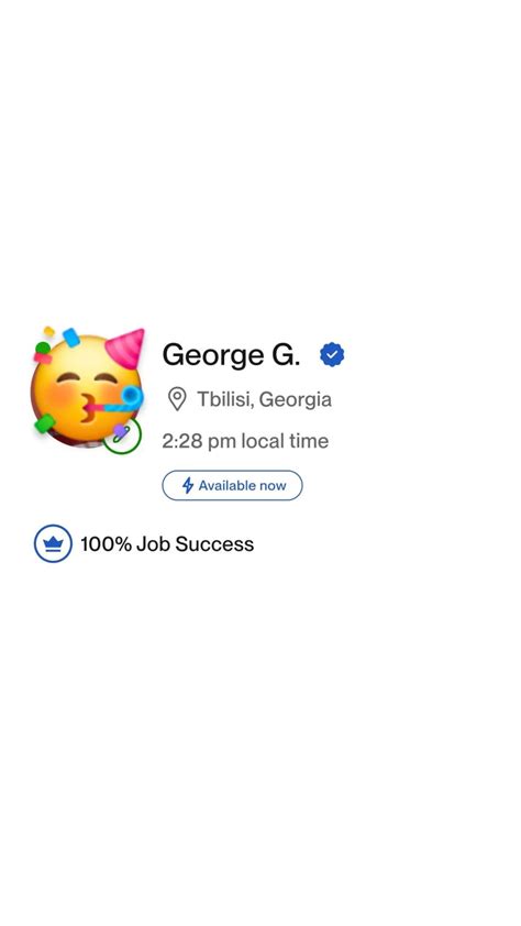 george gognadze on linkedin upwork freelance freelancer