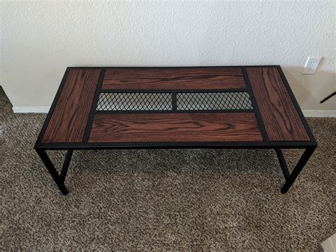 Pretty Happy With How My Coffee Table Turned Out Rwelding