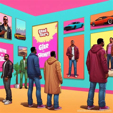 AI Generated Art Gallery Exhibition Stable Diffusion Online