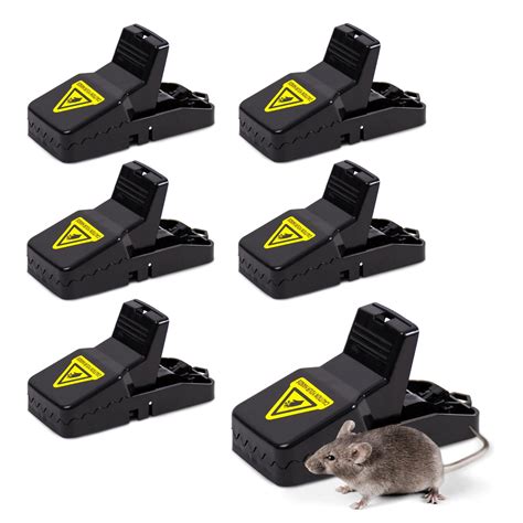 Twintech Jaws Reusable Mouse Traps Medium Easy To Use 6 Pack