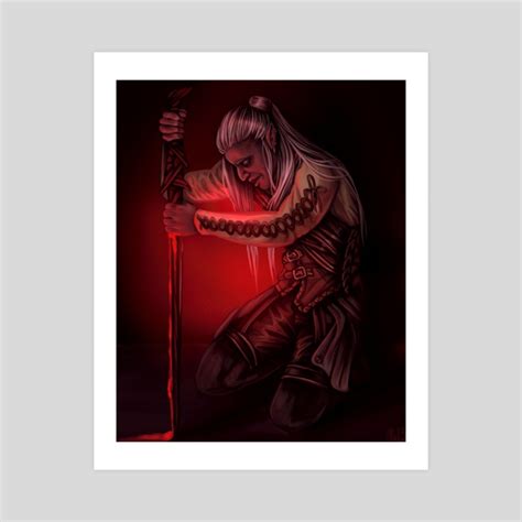 Drow Red Reflection An Art Print By Amelia Smith Inprnt