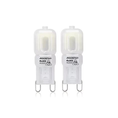 2x Żarówka diodowa SMD LED G9 2W 170ml mleczna na 230V do lampek