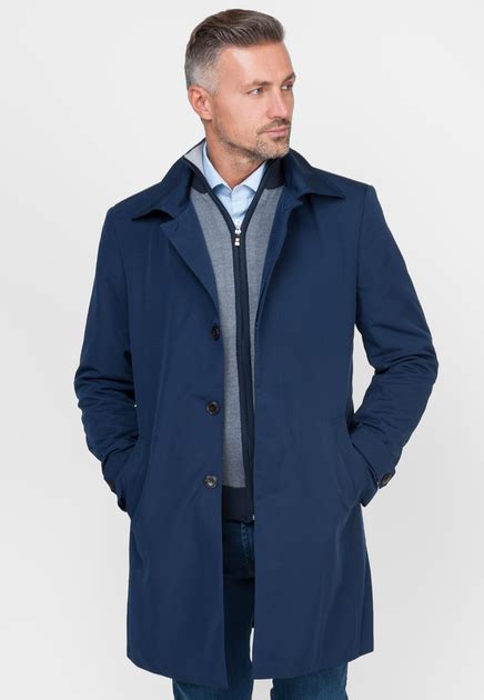 Плащ чоловічий синій Arber Williams 2 50 зріст 5 синій Aj 08 04 10 Брендовая одежда Rozetka