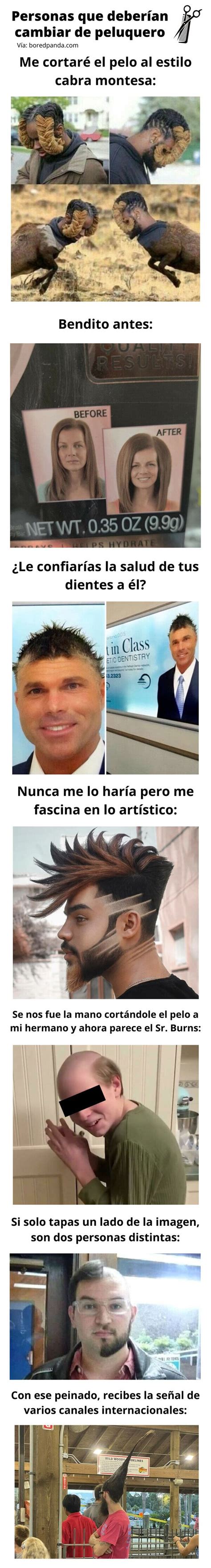 Cuánto Cabrón Personas Que Deberían Cambiar De Peluquero