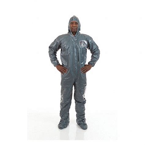 International Enviroguard 6xl Bi Laminate Hooded Chemical Resistant