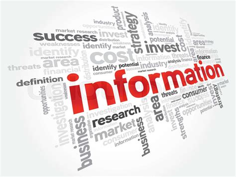 Information Stock Vector Colourbox