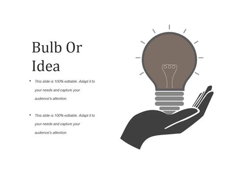 Bulb Or Idea Ppt PowerPoint Presentation Pictures Design Templates