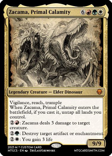 Zacama Primal Calamity Alt Art By Wd873 On Deviantart