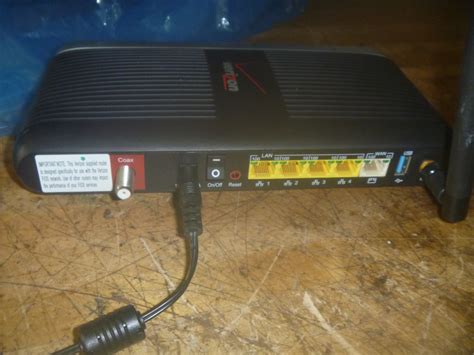 Verizon Actiontec M1424wr Rev F 4 Pt B G N Wifi Usb Router
