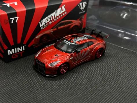 Nissan Gtr R35 37 Candy Red Asiatico Mini Gt 164 Mercadolibre