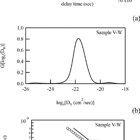 A Electric Field Autocorrelation Function G 1 T For Sample V− W