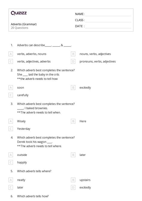 50 Class 4 Worksheets On Quizizz Free And Printable