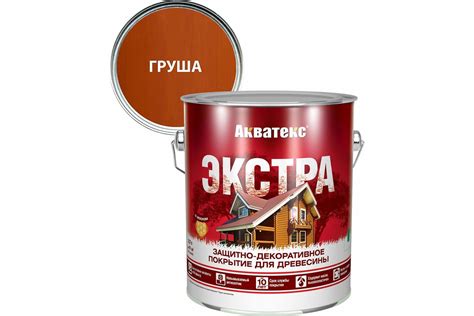 Защитно-декоративное покрытие для дерева АКВАТЕКС ЭКСТРА полуглянцевое ...