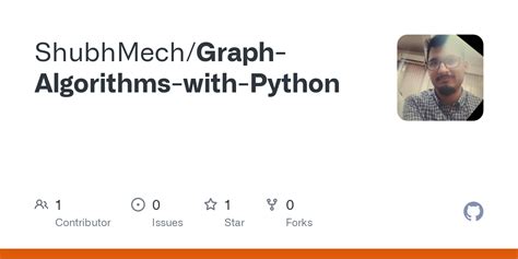 GitHub ShubhMech Graph Algorithms With Python
