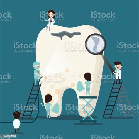 Dental Personage Vector Illustration Stock Illustration Download