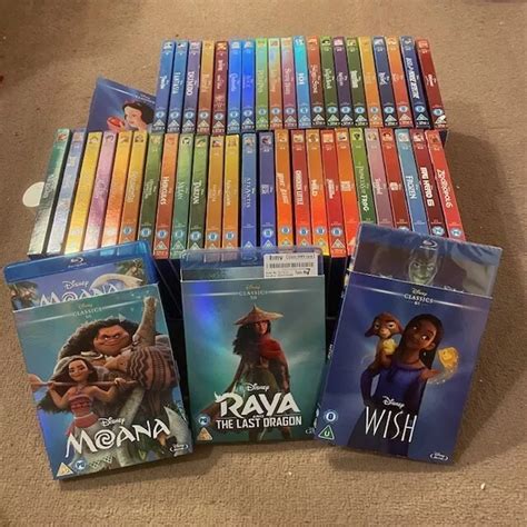Walt Disney Classics Bluray Dvd Collection With Rare Sleeve Covers