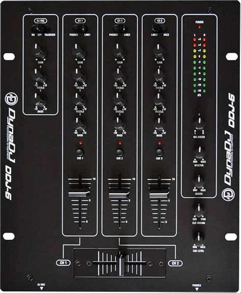 Black Dynatech Ddj 6 Dj Mixer 254 X 308 X 99 At Rs 15576 In Chennai