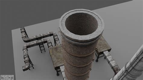 Artstation Modular Industrial Pipe Game Assets