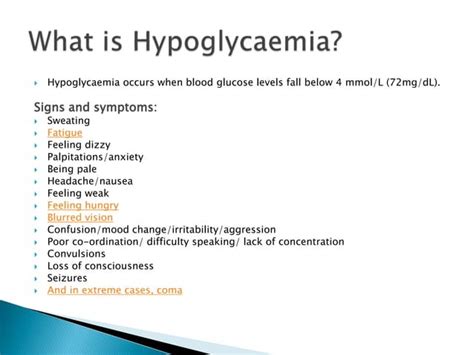 Hyper Hypoglycaemia Ppt