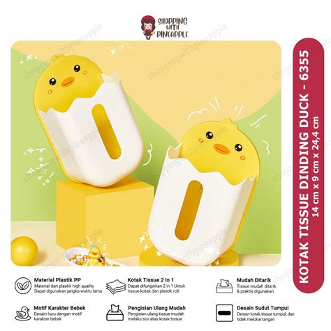 Jual SWP Kotak Tissue Dinding Duck 6355 Kotak Tissue Dinding Lucu