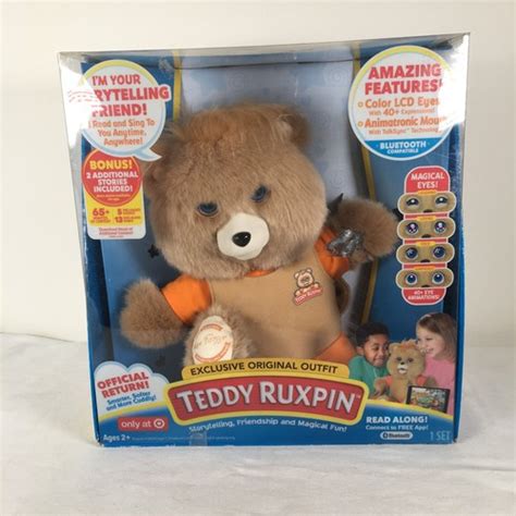 2017 Teddy Ruxpin Animated Talking Storytime Bear Bluetooth Lcd Eyes Ebay