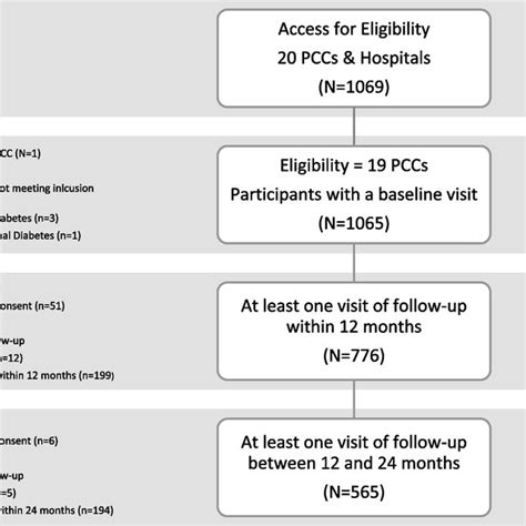 Diabetes Program Enrollment And Follow Up Flowchart Download
