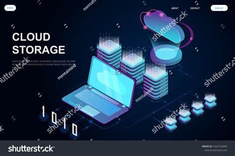 Concept Cloud Storage Big Data Source Stock Vector Royalty Free 1842732496