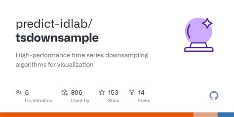 Github Predict Idlabtsdownsample High Performance Time Series Downsampling Algorithms For