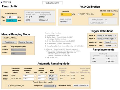 Lmx2594 How To Use A Trigger To Start A Ramp Clock And Timing Forum Clock And Timing Ti E2e