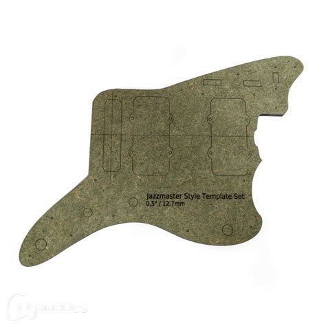 Template Set Fender Jazzmaster Type Body And Neck