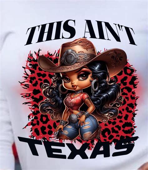 Chibi Cowgirl Png This Aint Texas Digital Download Etsy