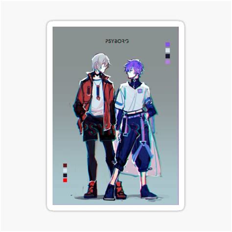 Fulgur Ovid And Uki Violeta Noctyx Nijisanji Sticker For Sale By