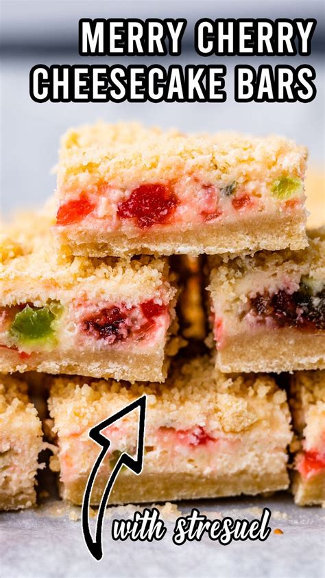 Merry Cherry Cheesecake Bars Mom S Recipe Tastes Of Lizzy T