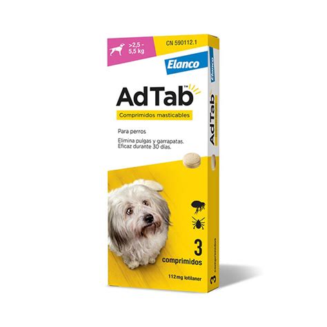 Adtab 112 Mg 3 Comp Masticable 2 5 5 5 Kg Perro Nuzoa Crecemos Para