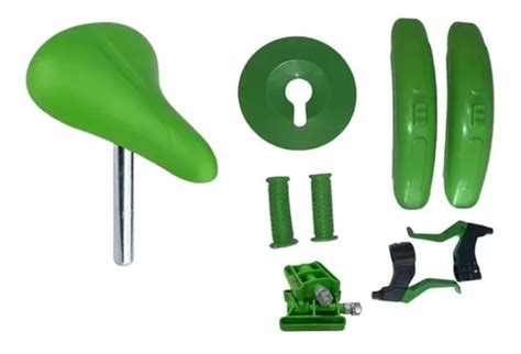 Kit Montar Bike Infantil Verde Selim Pedal Manopla Aro 16 MercadoLivre