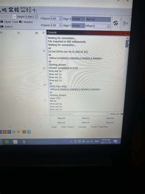 Timeout 1s Problem Grbl Lightburn Software Forum