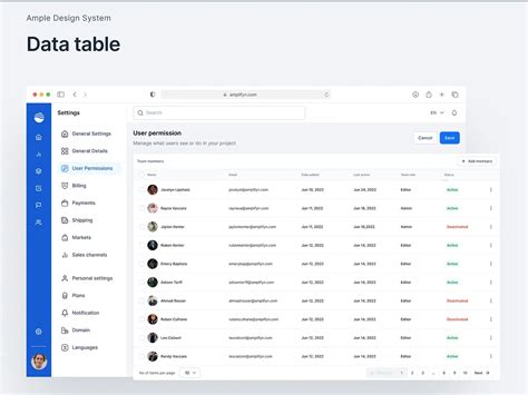 Table Component Designs Themes Templates And Downloadable Graphic Elements On Dribbble