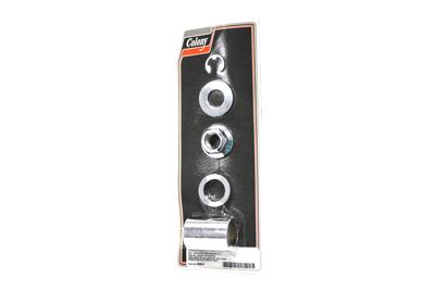 Rear Axle And Nut Spacer Kit Smooth Style Chrome