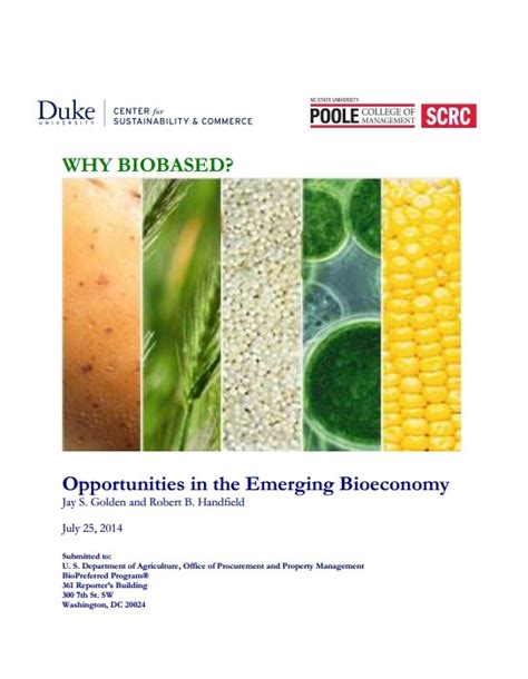 Usda Report Highlights Potential Of The Biobased Economy Biodiesel