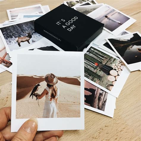 Фотокарточки в стиле Polaroid Fotos Embalagens
