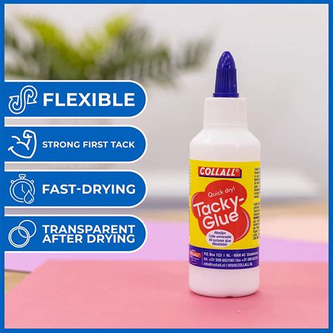 FLACONE Da 100 Ml Di Collall Tacky Glue Colla Universale Forte RomaLab