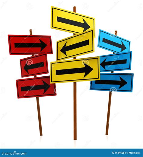 Many Ways Stock Images Image 16345084