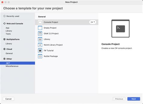 C Asp Net Framework Option Not Showing After Downloaded Mono On