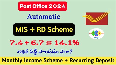 Post Office MIS RD Scheme Post Office Mis Plus Rd Calculator Monthly Income Scheme Recurring