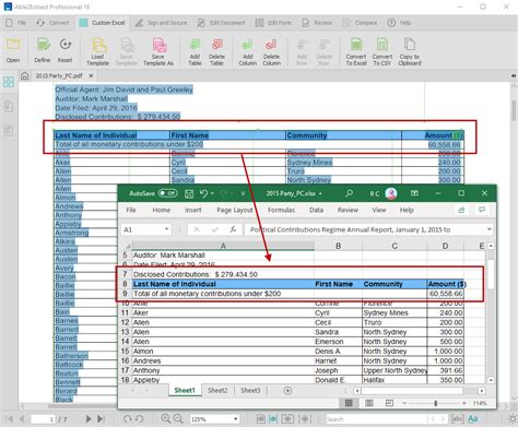 How To Preserve Pdf Table Cell Styles With Able Extract Professional