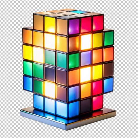 Tetris Lamp Premium Ai Generated Psd