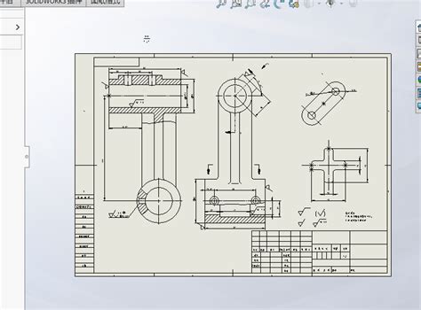 机械零件建模及工程图 Solidworks 2012 模型图纸下载 懒石网